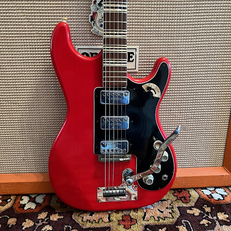 Vintage 1963 Hofner Super Solid V3 Model 173 Cherry Red Solid | Reverb