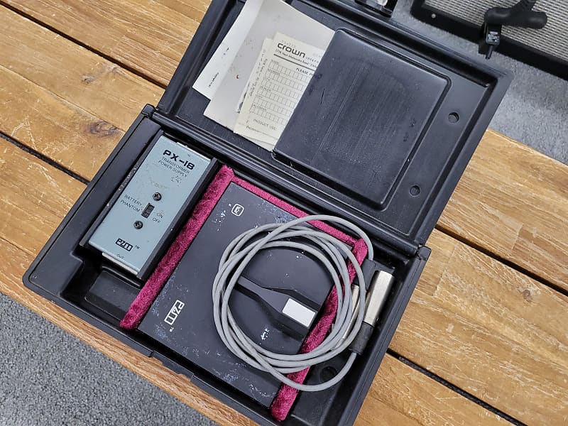 Crown PZM-30GPB Boundary Mic with power supply and cablr - | Reverb