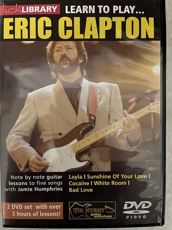 Lick Library Learn to Play Eric Clapton DVD | Reverb