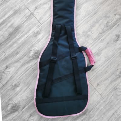 Fishbone PINK Guitar 2024 Pink Hello kitty With fishbone gig | Reverb