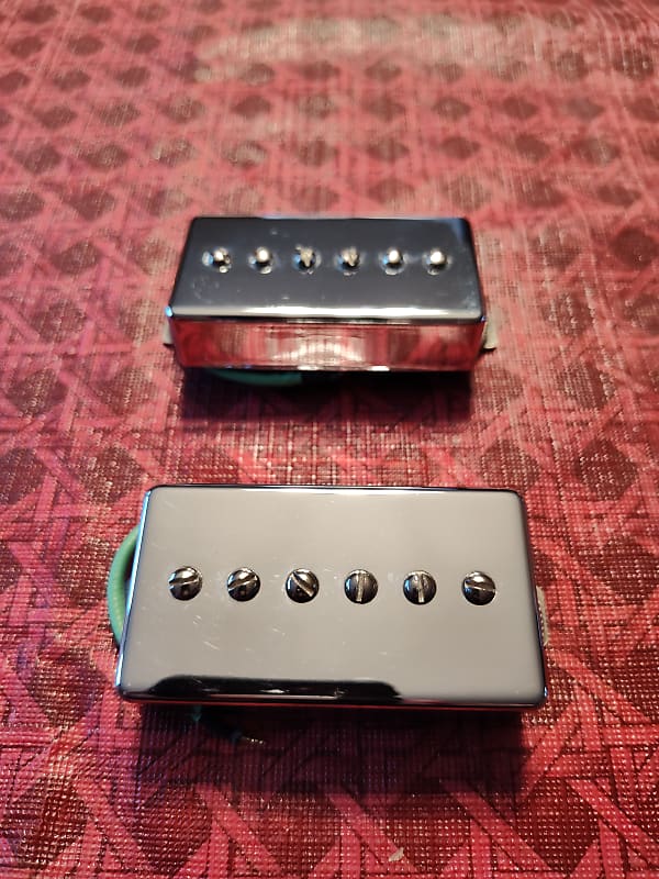 Lindy Fralin Humbucker sized noiseless P90 - Chrome | Reverb