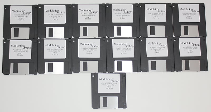 Akai MPC 3000 2000 Format Program Floppy Disk Disks Drum | Reverb
