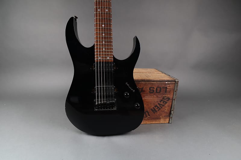 2000 Ibanez RG 7-String Hardtail MIJ Black | Reverb