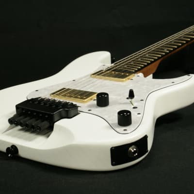 Kiesel Custom HD6X Headless with trem 2023 - White with Gold | Reverb