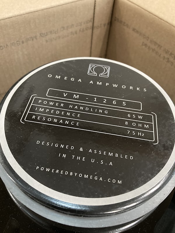 Omega and Celestion VM12 65 / V30 | Reverb