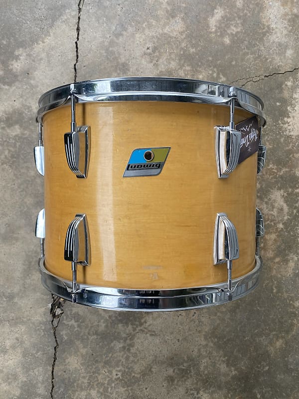 Vintage Ludwig 1970's 10x14" Maple Rack Tom (Natural) | Reverb