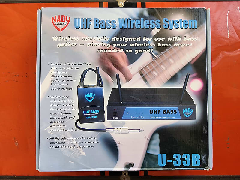 Nady U-33B UHF Bass Wireless System never used | Reverb