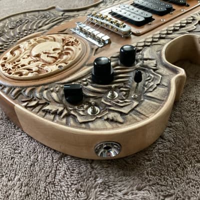 Cryptical Envelopment Carved 2024 Woodruff Custom - DiMarzio, | Reverb