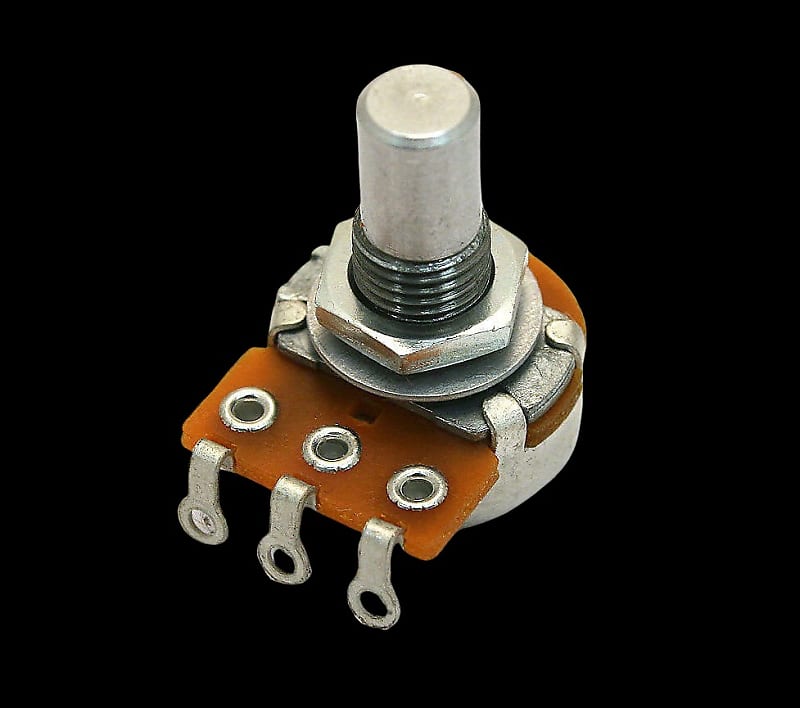 Solid Shaft 50k Linear Taper Mini Pot for Jazzmaster Jaguar | Reverb