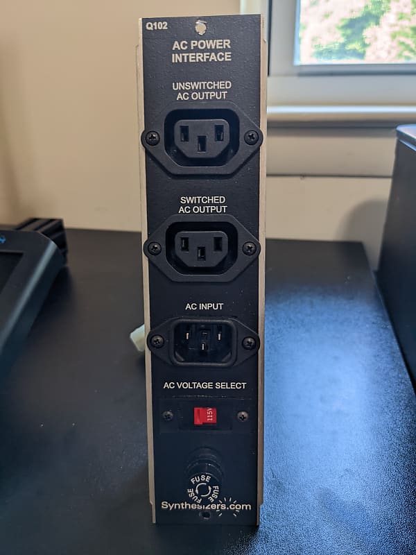 Synthesizers.com Q102 AC Power Interface Dotcom 5U MU Modular | Reverb