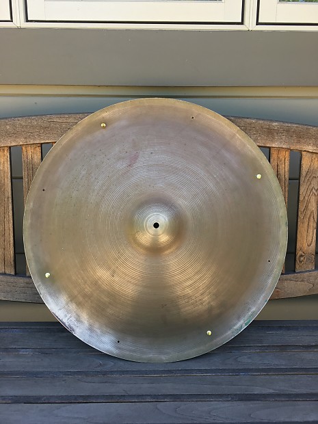 Vintage 1970's Zildjian Swish Knocker Cymbal 24" 2960g RARE | Reverb