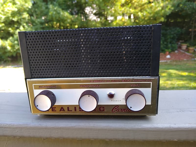 1960s Realistic 5 Watt All Tube PA Amp Converted to Guitar | Reverb