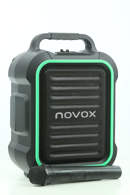 Novox MOBILITE GREEN - Portable speaker with microphone | Reverb