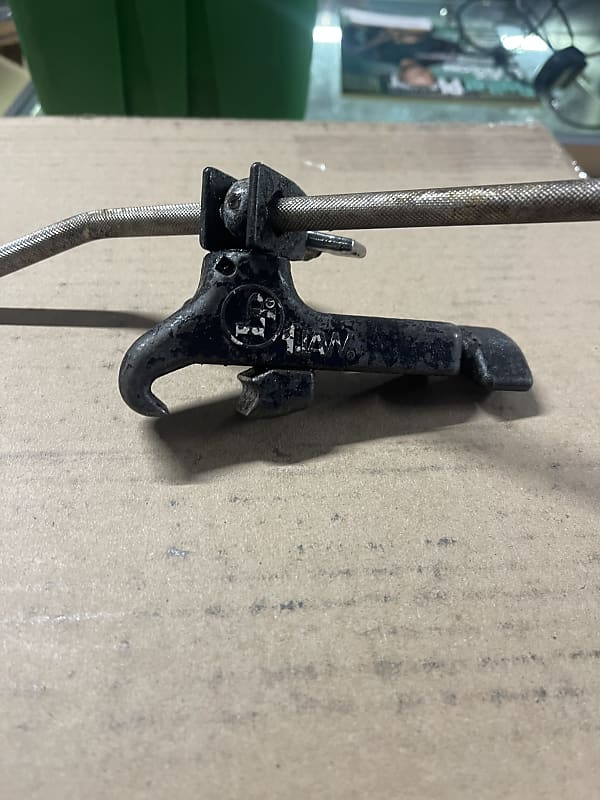 Latin Percussion LP Claw clamp with cowbell rod Patina | Reverb