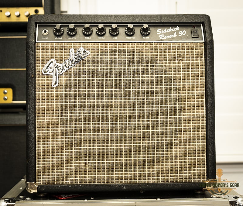 Fender Sidekick Reverb 30 Japan Made 1985 - black | Reverb