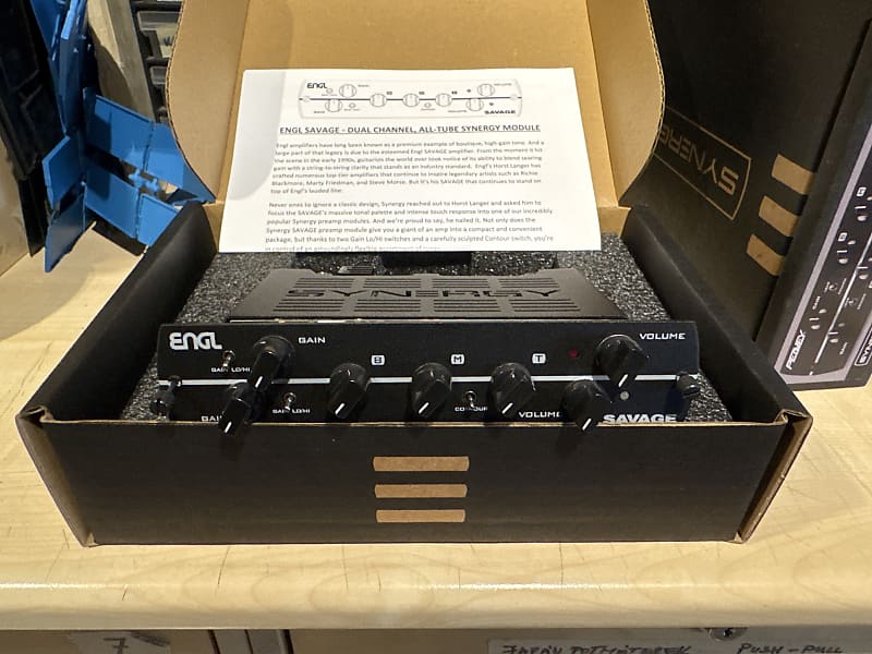 Synergy Engl Savage Module 2-Channel All-Tube Preamp Brand | Reverb UK