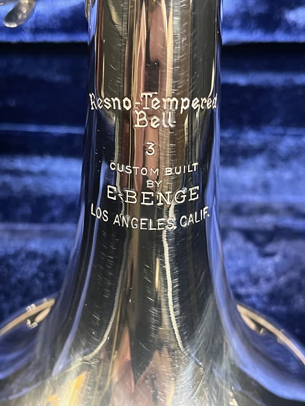 Rare Trumpet E.Benge Resno-Tempered Bell 3 MLP from Mid 70s | Reverb