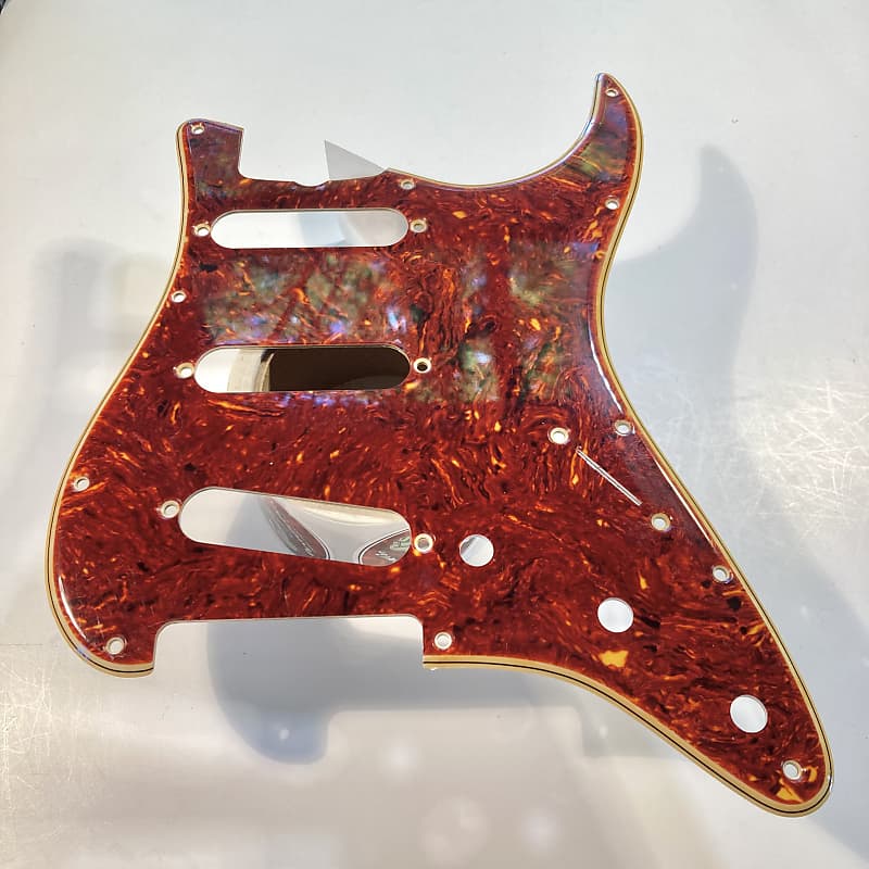 "Boots Aged" Celluloid Tortoise Relic'd 11 Hole Pickguard | Reverb