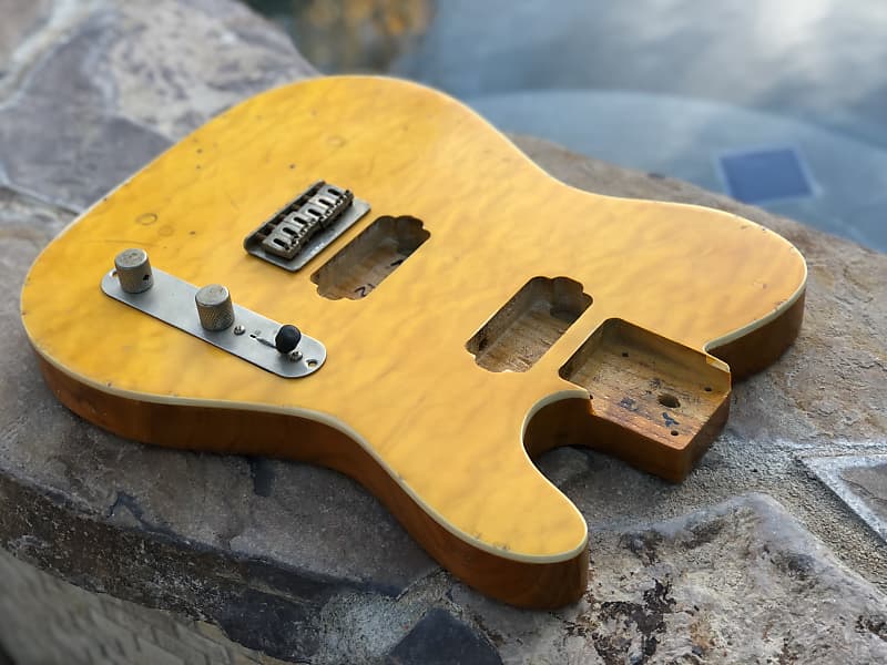 Real Life Relics Tele Telecaster Body Bound Dual Humbucker | Reverb