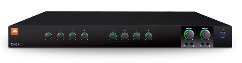 Mint JBL CSM-28 8x2 Commercial Mixer, 1U Full-Rack | Reverb