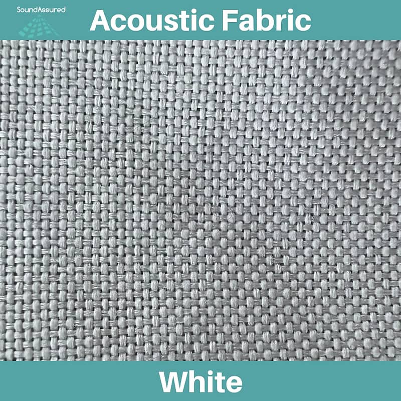 SoundAssured Acoustical Fabric - White | Reverb