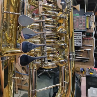 Meinl Weston - 45 SLZ - 5 Rotor - 6/4 F Tuba - Mid 2000's | Reverb