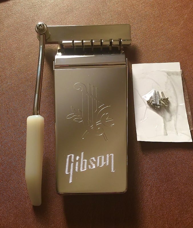 Gibson Long VIBROLA Maestro Lyre Left Handed Nickel finish | Reverb