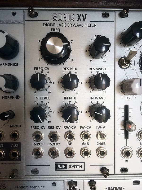 AJH Synth Sonic XV Diode Ladder Filter Silver - Silver | Reverb