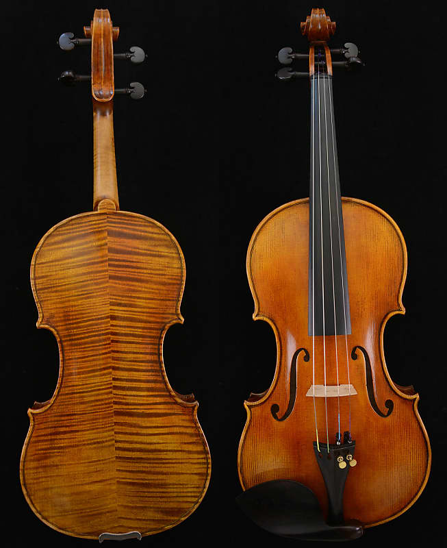 Impressive Violin Master Violin Guarneri Violin 1-PC Back No. | Reverb