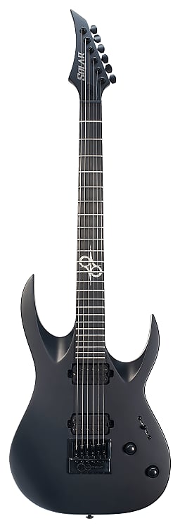 Solar Guitar A1.6C – Carbon Black Matte | Reverb
