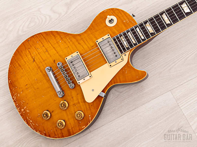 1980 Tokai Love Rock LS-200 Flame Top Burst Vintage Guitar | Reverb