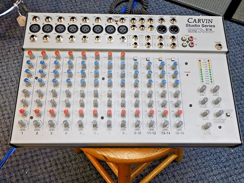 Carvin Studio Series S16 / 16 Channel Mixer NICE! | Reverb