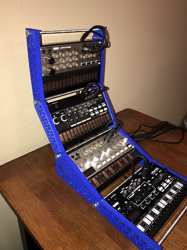 3Dsynth 4-Tier Korg Volca Stand (Blue) | Reverb