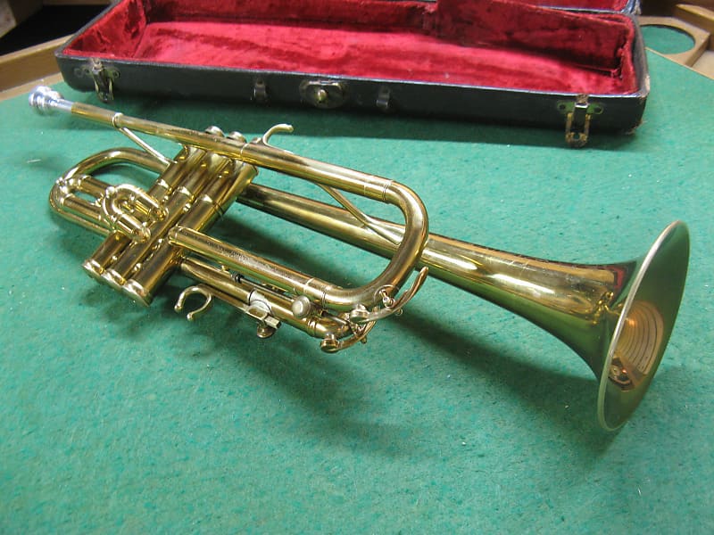 Wm. Frank Chicago Trumpet 1936 with Under-slung 3rd Slide | Reverb