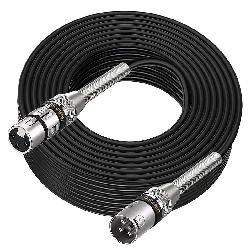 XLR to XLR Cable 50 ft, Premium Balanced XLR Microphone | Reverb