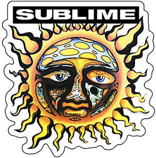 Sublime Sun Logo Sticker | Reverb
