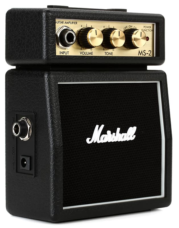 Marshall MS-2 1-watt Battery-powered Micro Amp - Black | Reverb