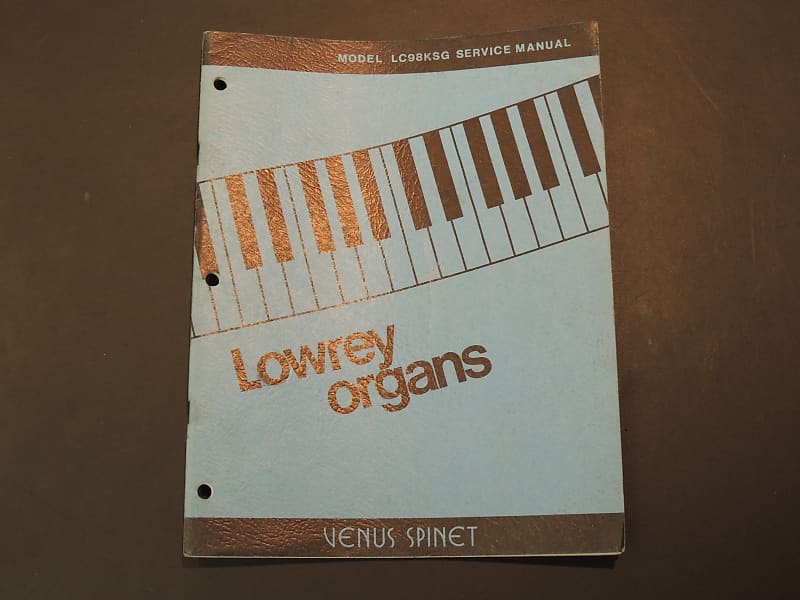 Lowrey Model LC98KSG Service Manual [Three Wave Music] | Reverb