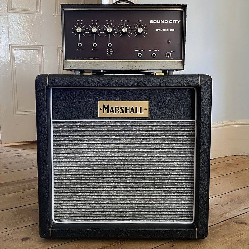 Marshall JMP customised 1x12 guitar cabinet 1968 PA | Reverb UK