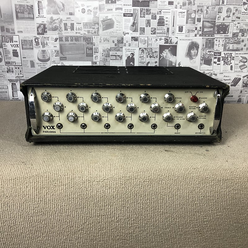 VOX PA100 Head 1969 Black | Reverb
