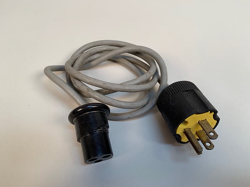 Bulgin Power Cord for Marshall Plexi Head Late '60s Gray | Reverb