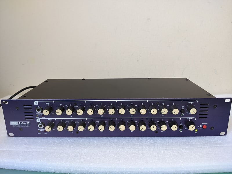 HHB Radius 20 Stereo Parametric Vacuum Tube EQ Equalizer | Reverb