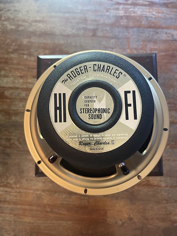 Roger Charles III Stereophonic Sound Hi-Fi Speaker | Reverb