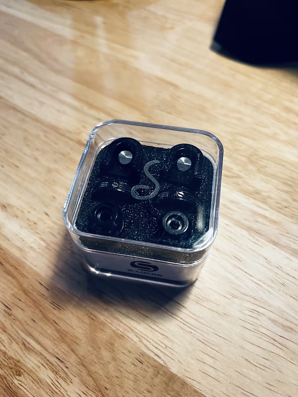 Schaller S-Locks Black Chrome | Reverb