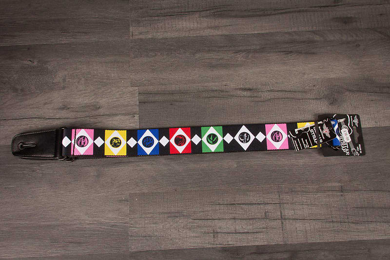 Buckle Down Power Rangers Guitar Strap | Reverb