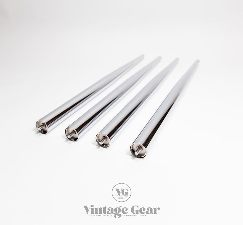 Clavinet D6 or C Legs - set of four Chrome finish - stand up | Reverb
