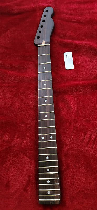 Telecaster tele all rosewood replacement neck, modern C shape | Reverb