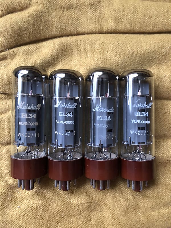 Marshall Svetlana EL34 Winged-C matching tubes | Reverb