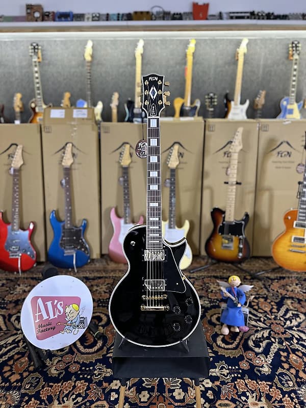 FGN Fujigen Guitars LP CUSTOM BK FGN NLC10RMP/BK - Black | Reverb