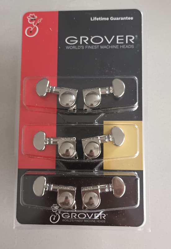 Grover 305N Mid Size Rotomatic Tuners - Nickel Opened Never | Reverb